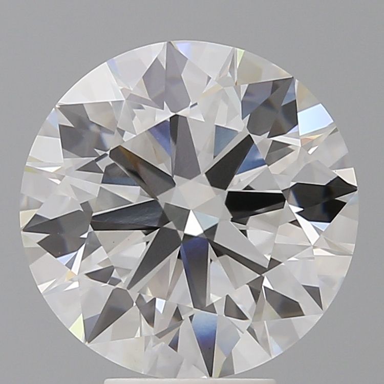 6.08 Carat Round Lab Grown Diamond