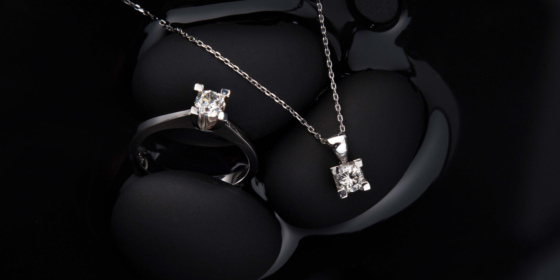 14K White Gold 1 Ctw Lab-Grown Round Diamond Earrings