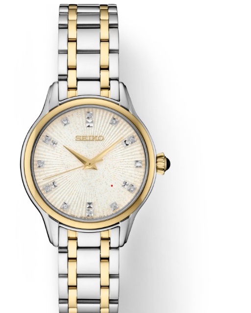 Diamonds TT Quartz Silver Dial